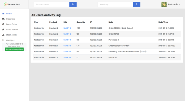 Inventory Management Software from scratch - Smarter Tech